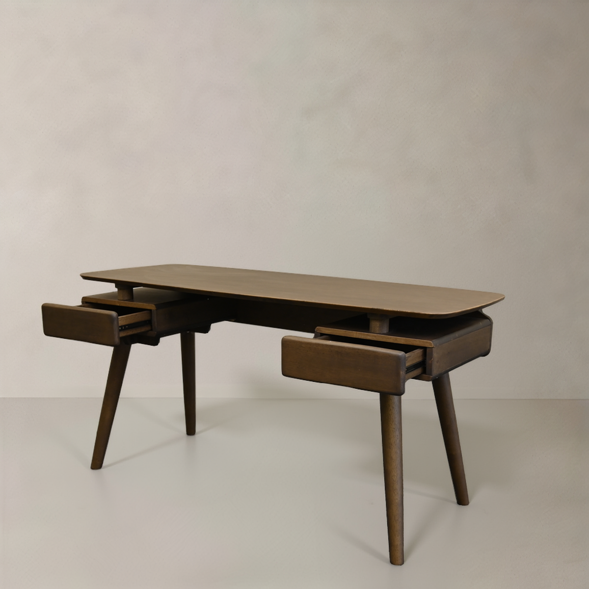 CAIRO Solid Wood Desk, Walnut, 150cm – Zoya Home